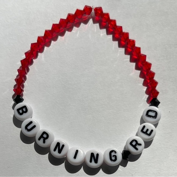 Taylor Swift | Jewelry | Taylor Swift Red Bracelet With Swarovski ...